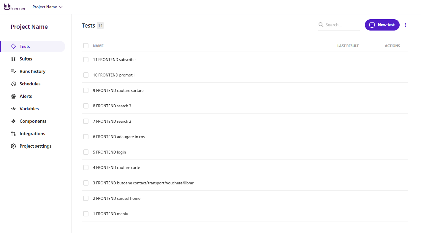 Eficientizarea testării aplicațiilor web cu platforma BugBug | OPTI ...